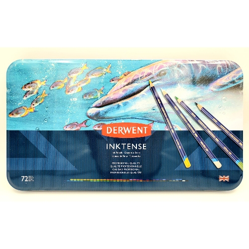 Inktense Pencils 72 Tin Derwent