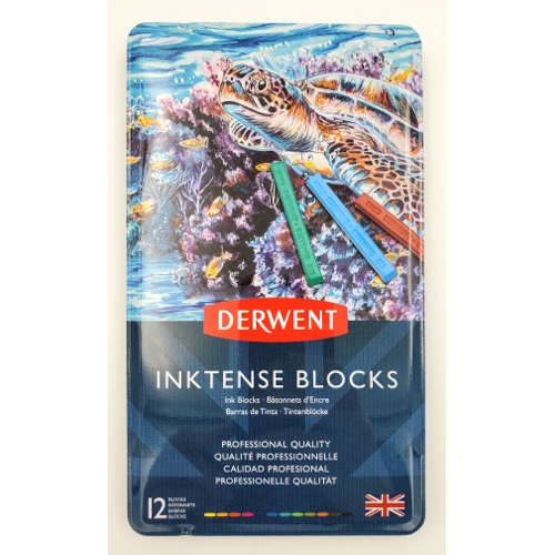 Inktense Blocks 12 Tin Derwent